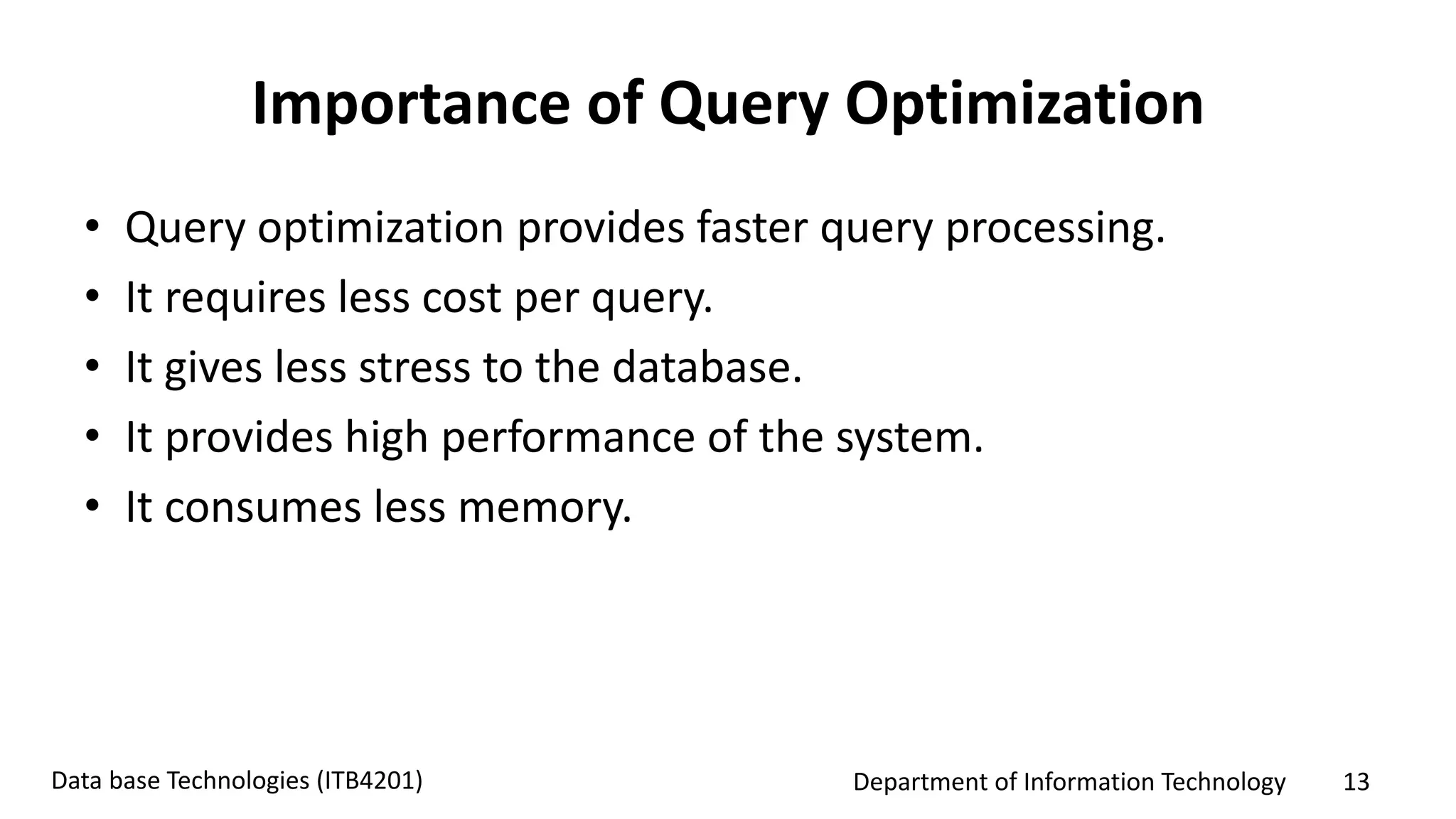 Query processing | PPTX