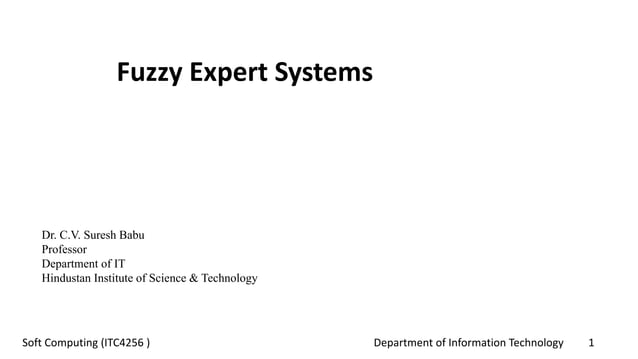 Fuzzy expert systems | PPT Fuzzy expert systems | PPT