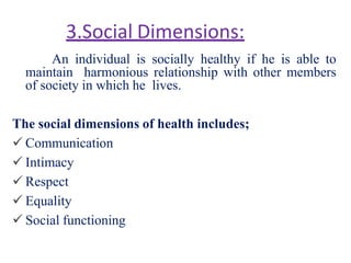 Concept of Health and Illness | PPTX