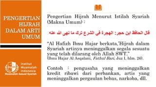 3. seputar hijrah dalam islam (kh.shiddiq al jawi) | PPTX