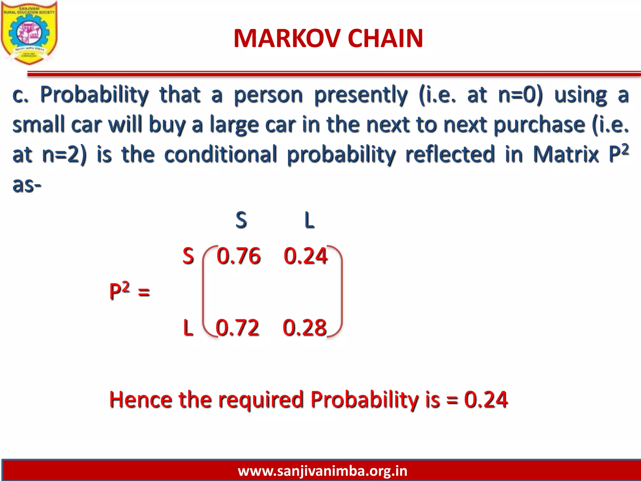 3.1.3 case 1 markov chain | PPTX