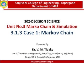 3.1.3 case 1 markov chain | PPTX