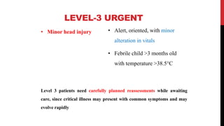 3. initial assessment and triage in er ppt | PPT