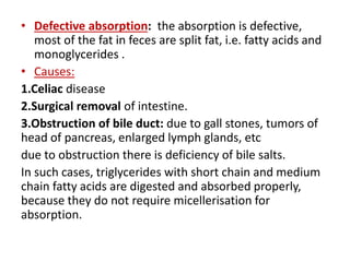 LIPID DIGESTION & ABSORPTION | PPTX