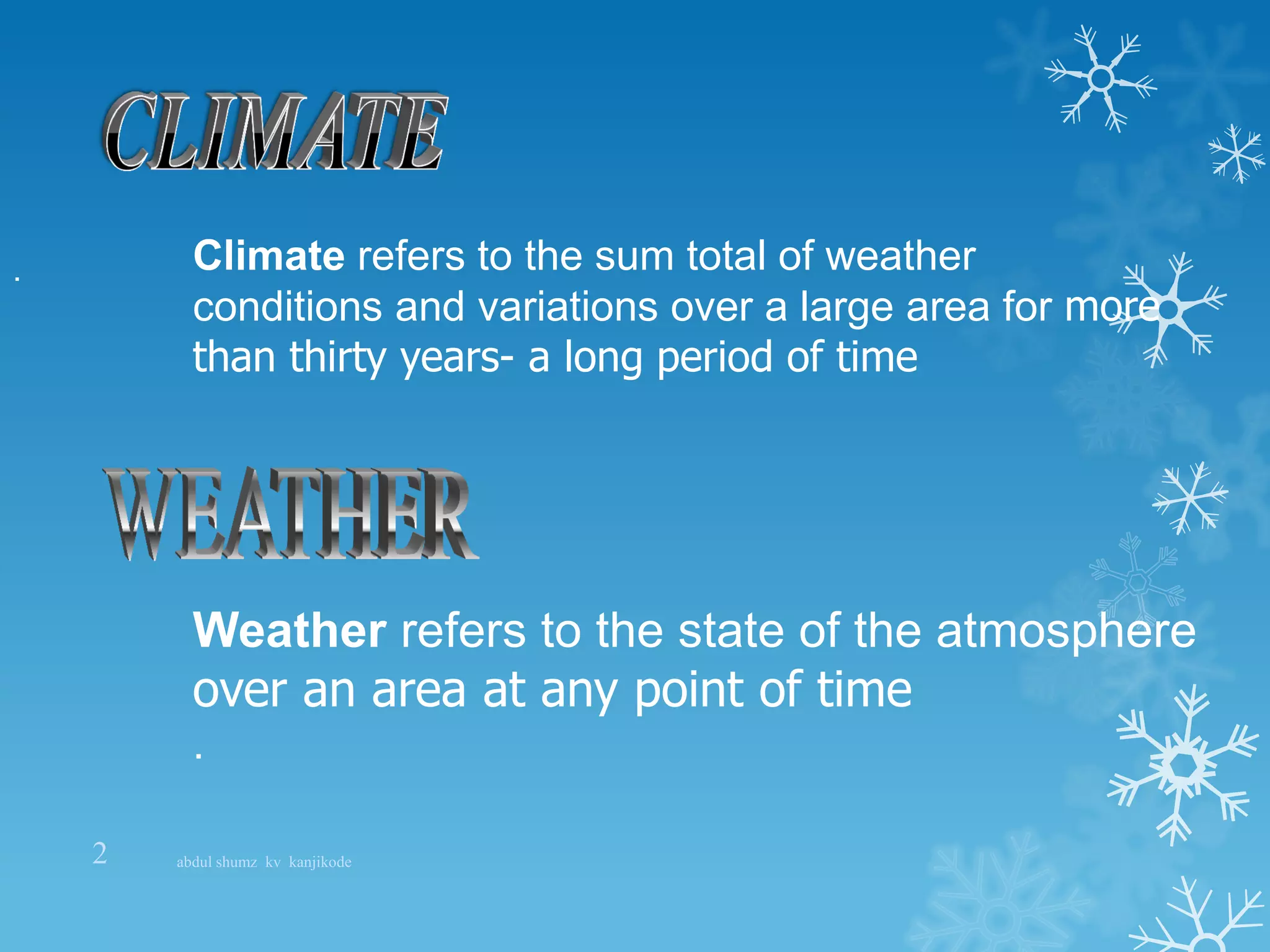 CLIMATE, Geography Class 9,CBSE | PDF