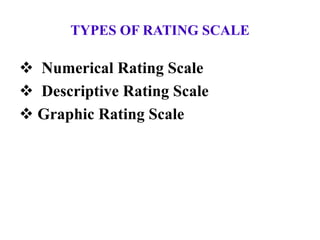 3. check list & rating scale | PPTX