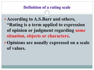 3. check list & rating scale | PPTX