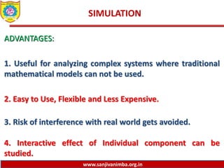 3.2.1 introduction to simulation | PPT