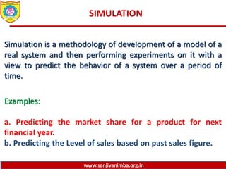 3.2.1 introduction to simulation | PPT