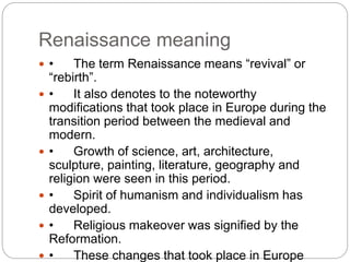 Renaissance | PPTX