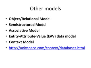 relational database | PPT | Free Download
