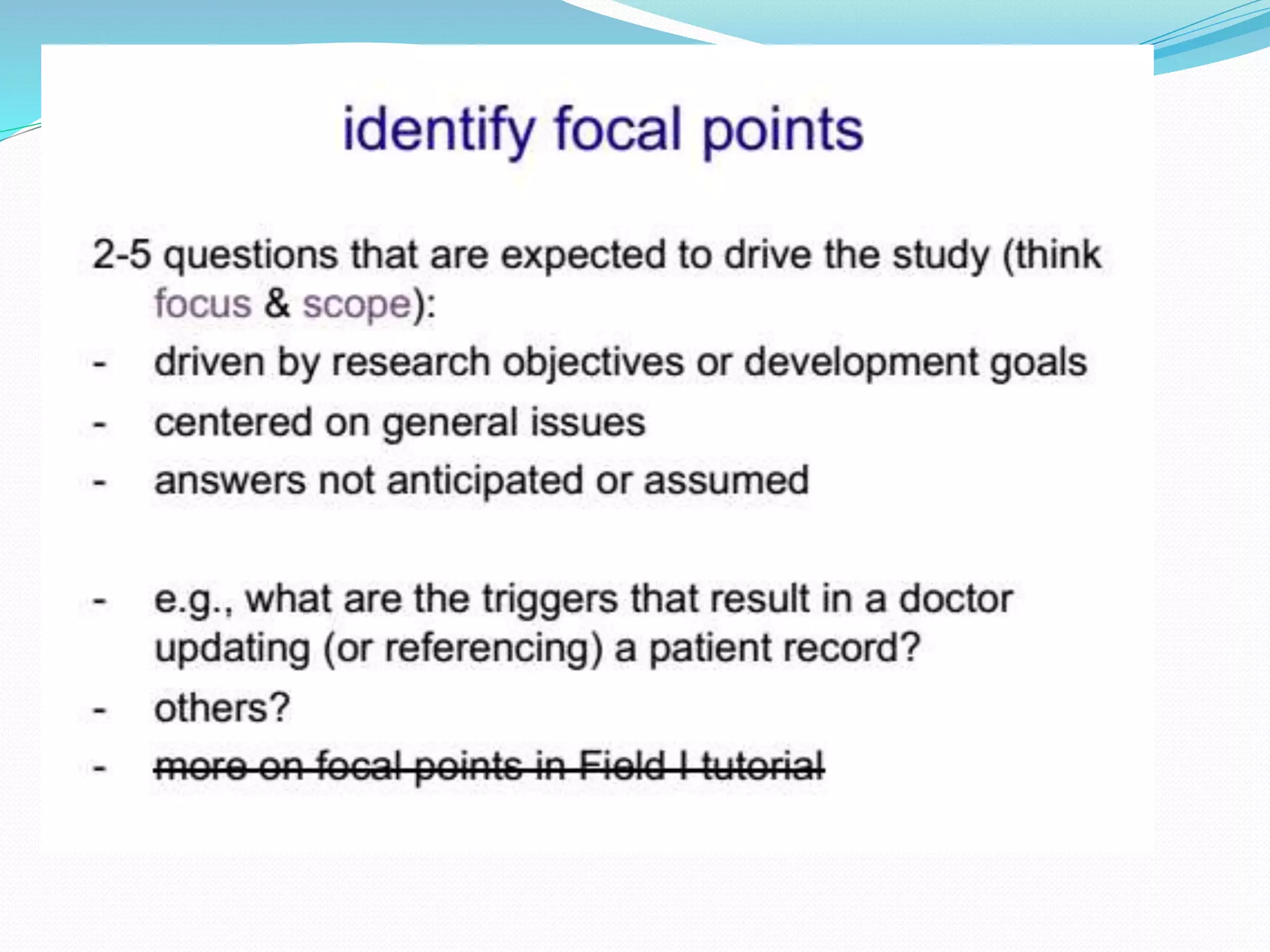 Field Study - Research Method | PPTX