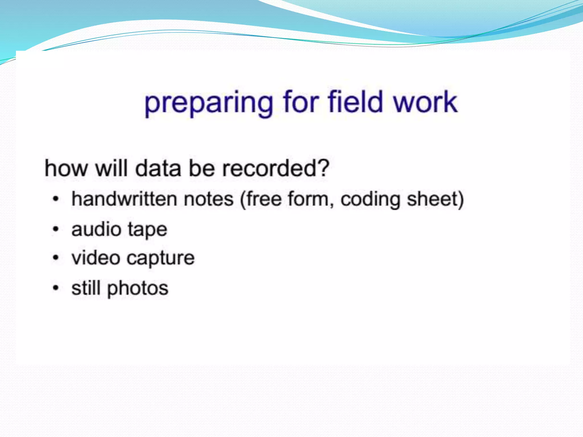Field Study - Research Method | PPTX