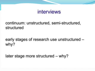 Field Study - Research Method | PPTX