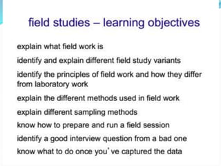 Field Study - Research Method | PPTX