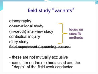 Field Study - Research Method | PPTX