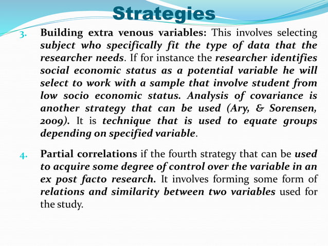 Research Method - Ex Post Facto Research | PPTX | Postgraduate ...