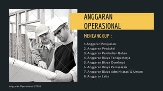 Anggaran Operasional | PDF