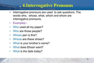 Functional English 04. Pronoun and Its Types | PPT