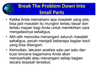 Analyzing Steps of The Problem _ Materi Training "Mastering Problem ...