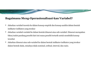 3. METODOLOGI PENELITIAN - PENYUSUNAN KERANGKA TEORI & PENENTUAN ...