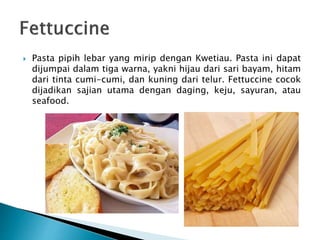 3.6. Menganalisisi Hidangan Dari Kentang Dan Pasta | PPTX