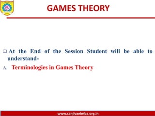 3.2.2 terminologies in games theory | PPT