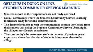 Student Community Services Learning during Pandemic Era | PPT