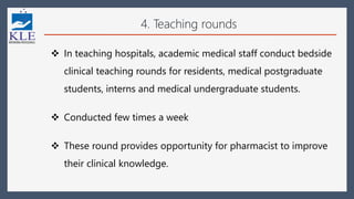 Ward round participation | PDF | Postgraduate Education | College Education