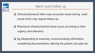 Ward round participation | PDF | Postgraduate Education | College Education