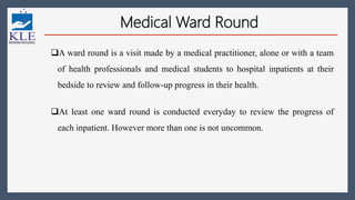 Ward round participation | PDF | Postgraduate Education | College Education