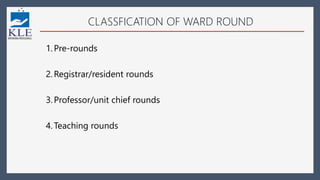 Ward round participation | PDF | Postgraduate Education | College Education