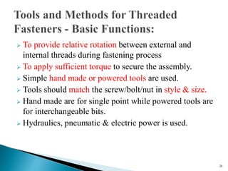 Mechanical Assembly and Types | PPTX