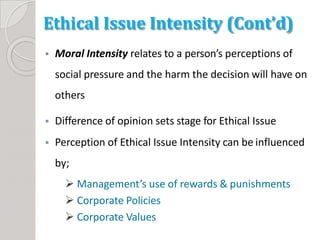 Ethical Decision Making & Ethical Leadership | PPTX