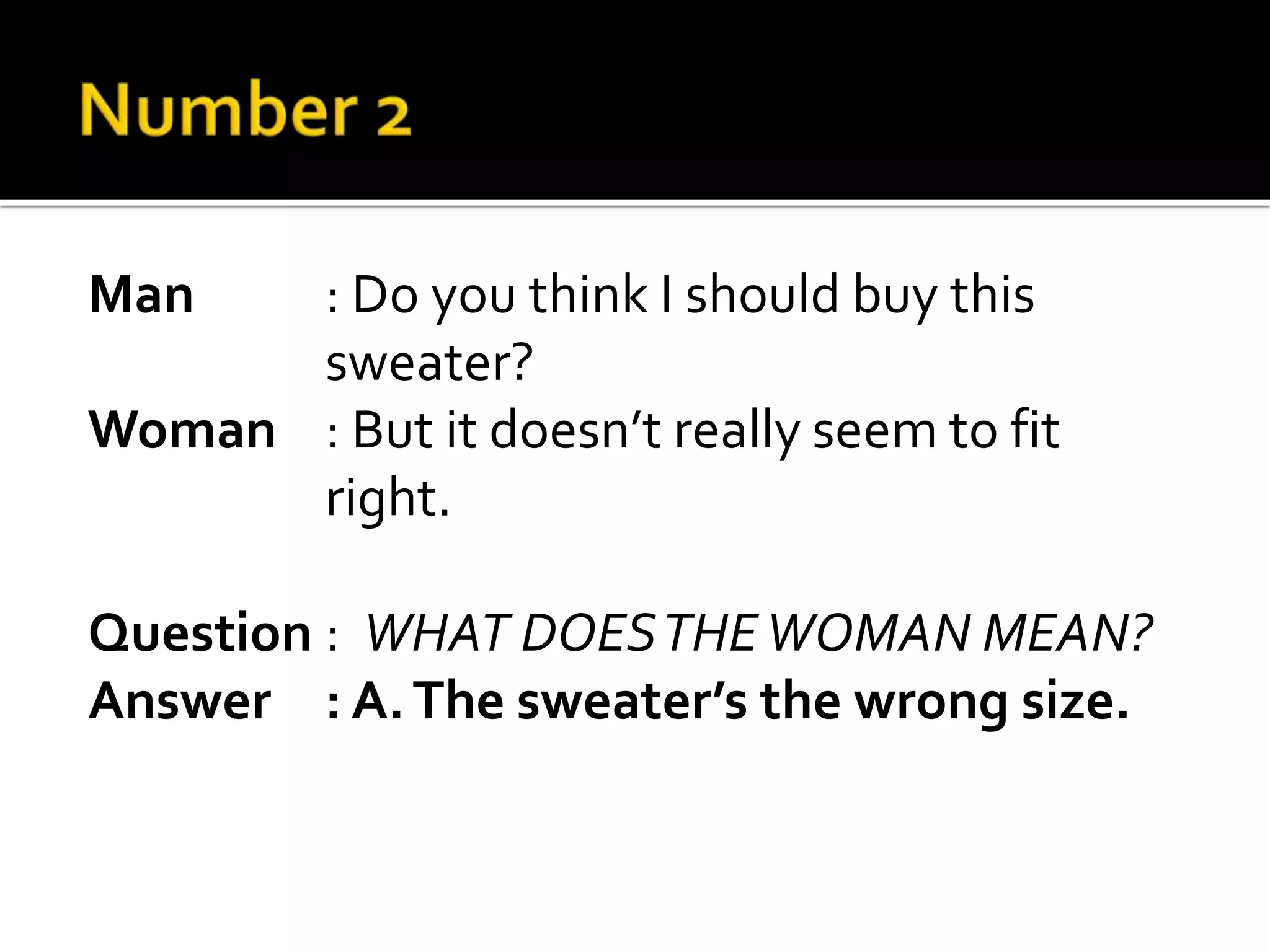 TOEFL EXERCISE 3 - AVOID SIMILAR SOUNDS | PPTX