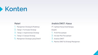 Analisa SWOT Gojek | PPTX