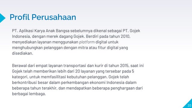 Analisa SWOT Gojek | PPTX