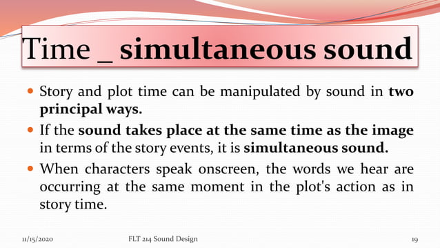 FLT 214 03.dimensions of sound | PPT