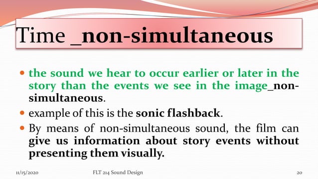FLT 214 03.dimensions of sound | PPT