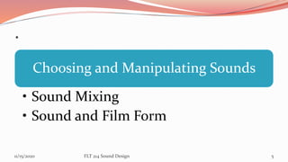 FLT 214 03.dimensions of sound | PPT