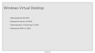 Windows Virtual Desktop: Golden Image optimization and Monitoring | PPTX