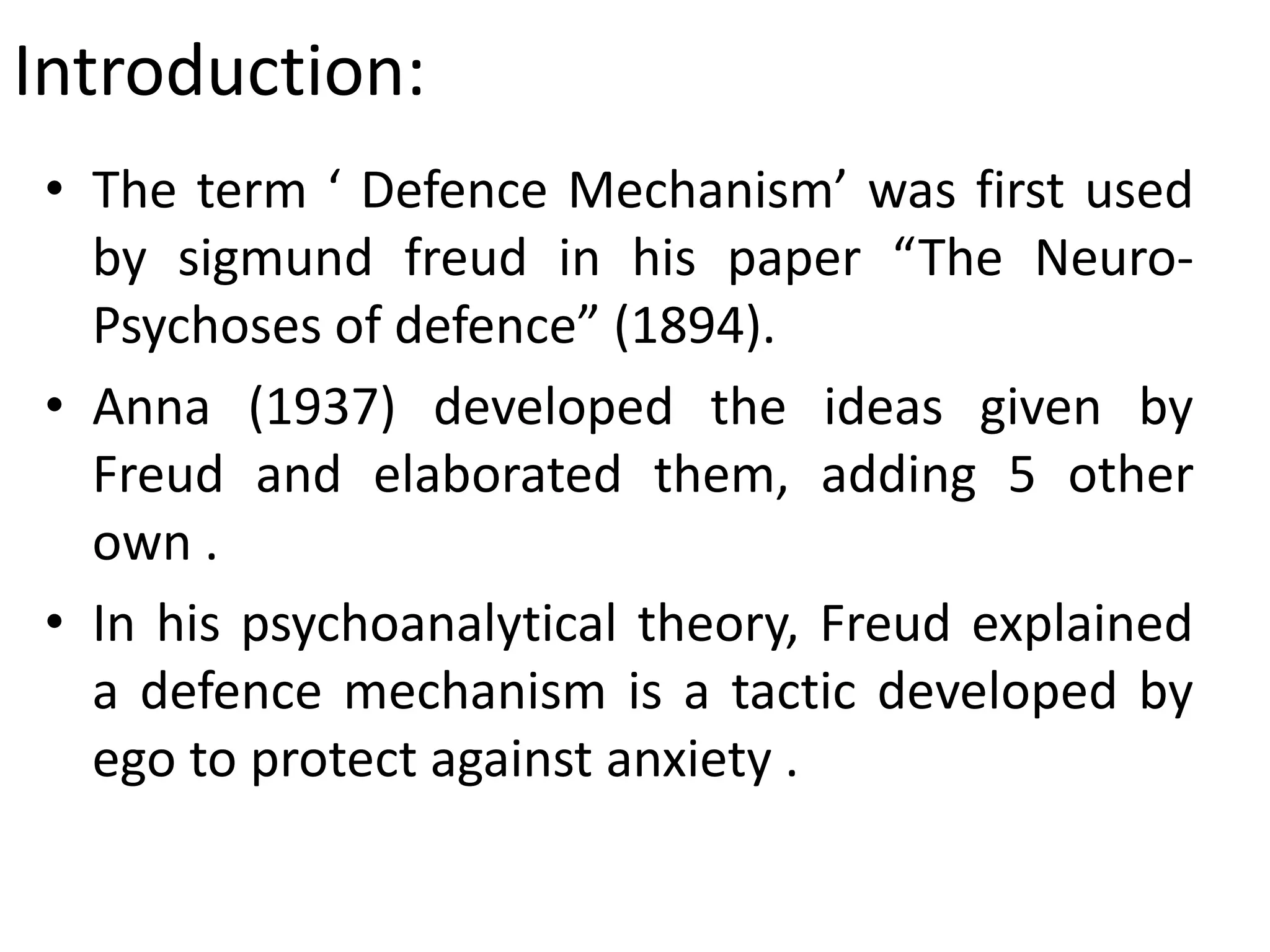 Defense mechanism | PPTX