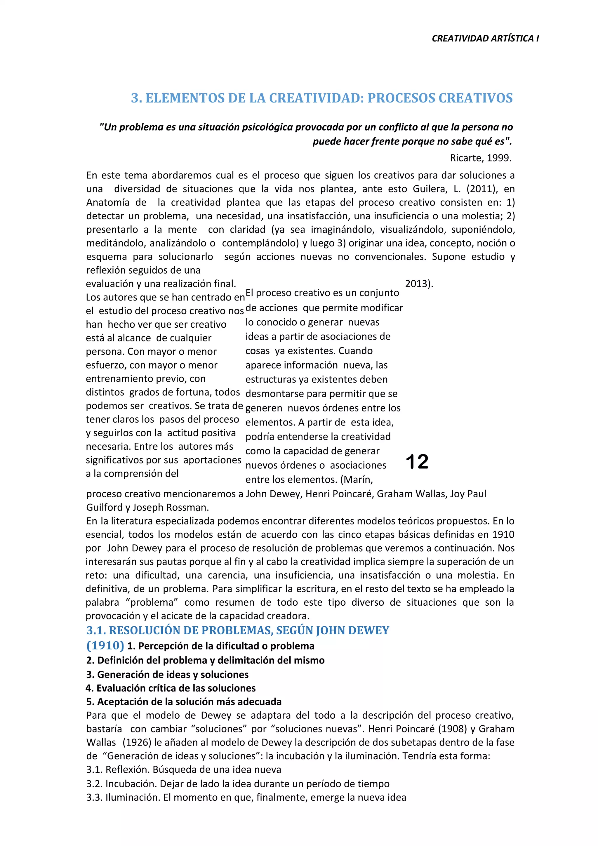 3. el procesos creativo | PDF