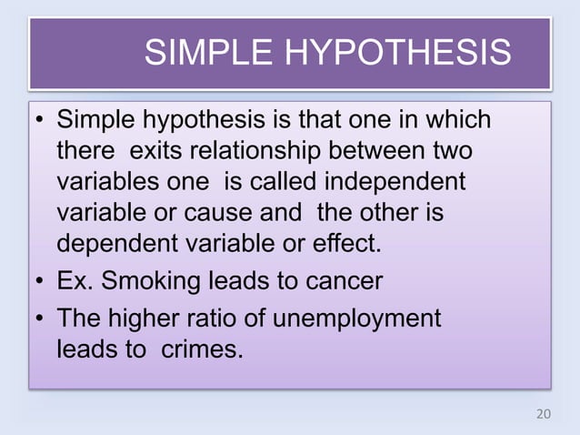 3. hypothesis | PPT