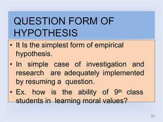 3. hypothesis | PDF