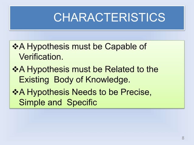 3. hypothesis | PPT