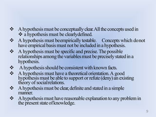 3. hypothesis | PPT