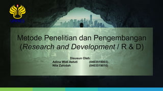 R & D (Research and Development) | PPTX