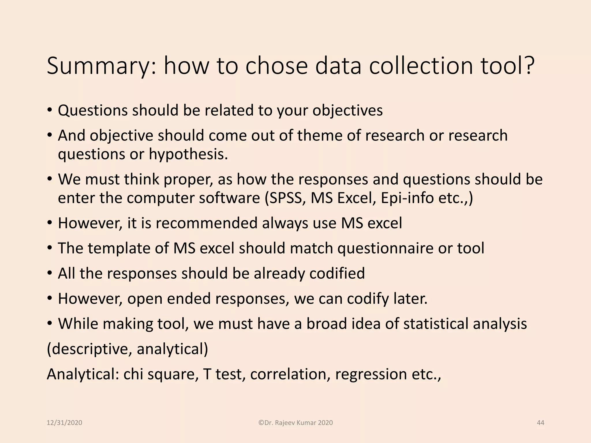 3.revised method of data collection part-1 | PPT