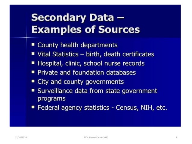 3.revised method of data collection part-1 | PPT
